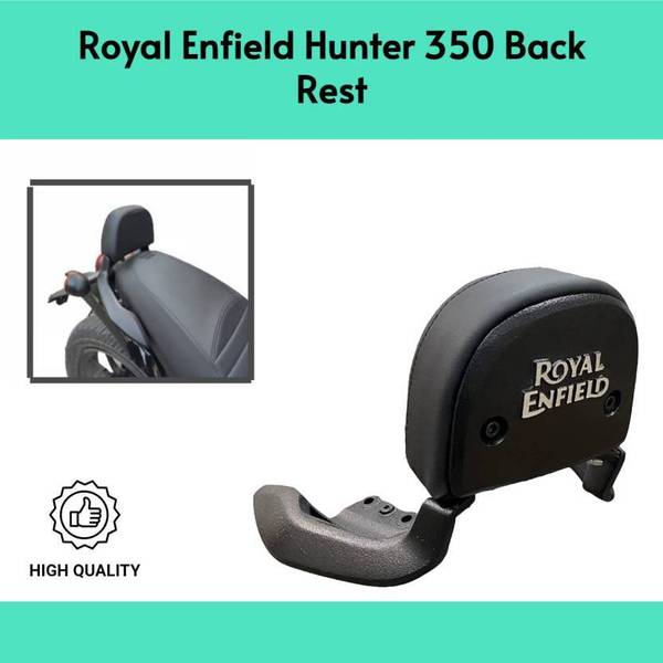ZYO ZY-BKREST01 High Quality Back Support For Royal Enfield Hunter 350 ...