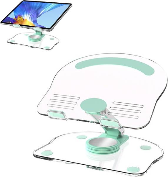 venimall 360 Rotating Acrylic Tablet Stand, Foldable Adjustable ...
