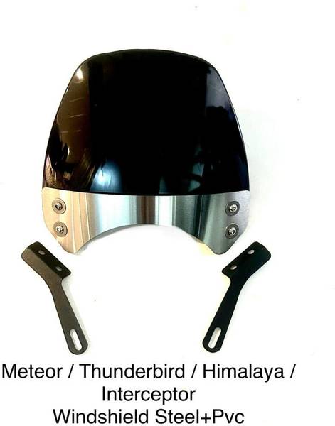 MOTO XSPEED METEOR/THUNDERBIRD/HIMALAYAN/INTERCEPTOR Small Visor Black ...