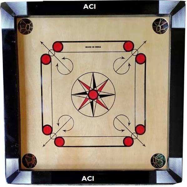 ACi CARROM BOARD M SIZE 26 INCH 1.5*1.5 66.04 cm Carrom Board - Price ...