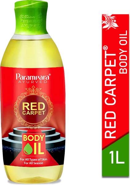 Parampara Ayurved Red Carpet Body Oil for Men & Women 1 Litre - Price ...
