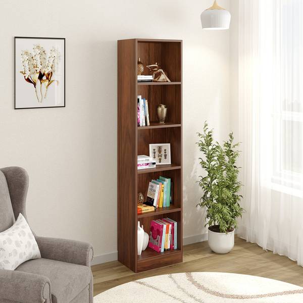 BLUEWUD Alex Engineered Wood Open Book Shelf - Price History