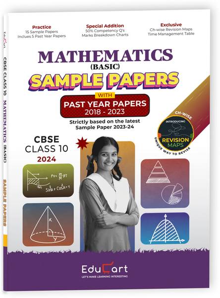 Educart Sample Paper Class 10 2024 Mathematics Basic for 2023-24 Exam ...