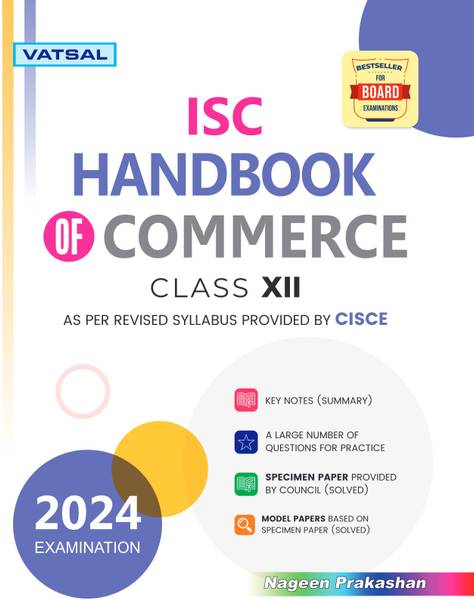 Commerce Handbook for Class 12th | ISC Board | Academic Year 2023-24 ...