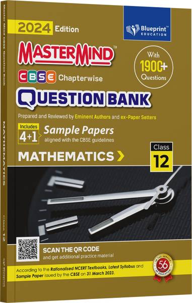 Mathematics Class 12 CBSE question bank 2024 by MasterMind - Class 12 ...