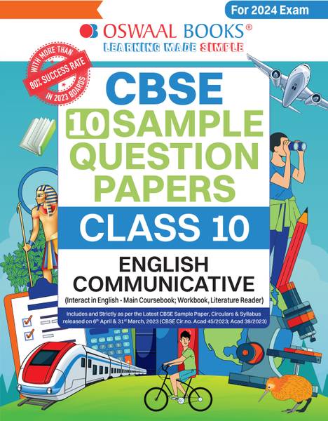 Oswaal CBSE Sample Question Papers Class 10 English Communicative Book ...