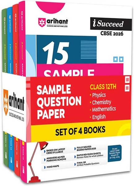 Arihant CBSE Sample Question Papers Class 12 Exam 2026 | Physics ...