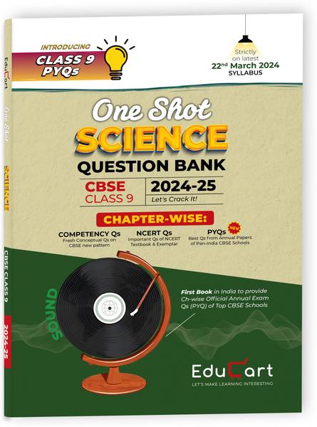 Educart CBSE Class 9 SCIENCE One Shot Question Bank 2024-25 (Updated ...
