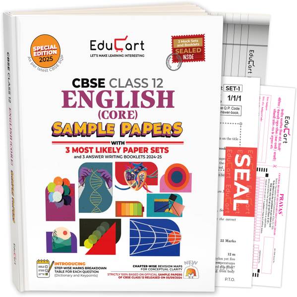 Educart CBSE English Core Class 12 Sample Paper 2024-25 (With exclusive ...