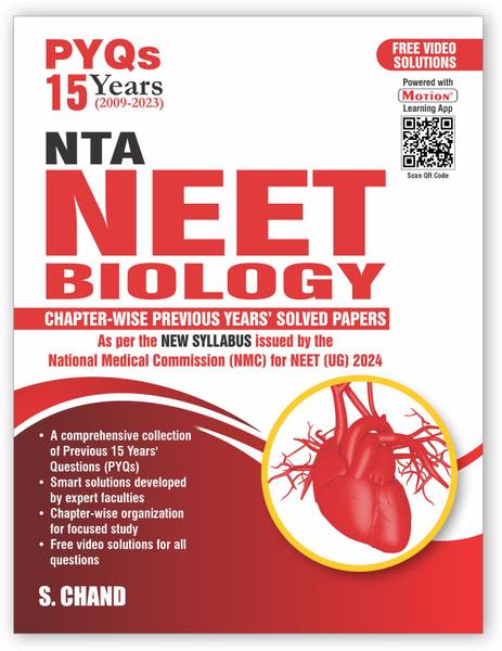 S.Chand's PYQs 15 Years (2009-2023) NTA NEET Biology Previous Year ...