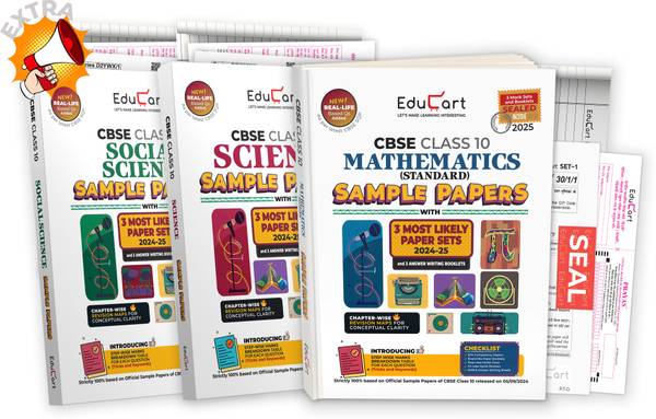 Educart CBSE Class 10 Sample Papers Bundle (2024-25) - Science ...