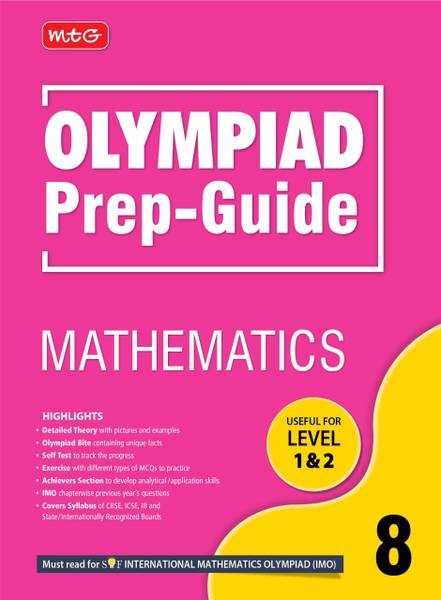 Mtg Olympiad Prep Guide Mathematics Class 8 Detailed Theory Self