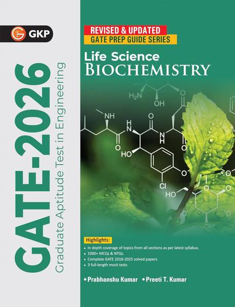 GKP GATE 2026 : Life science - Biochemistry - Guide - Price History