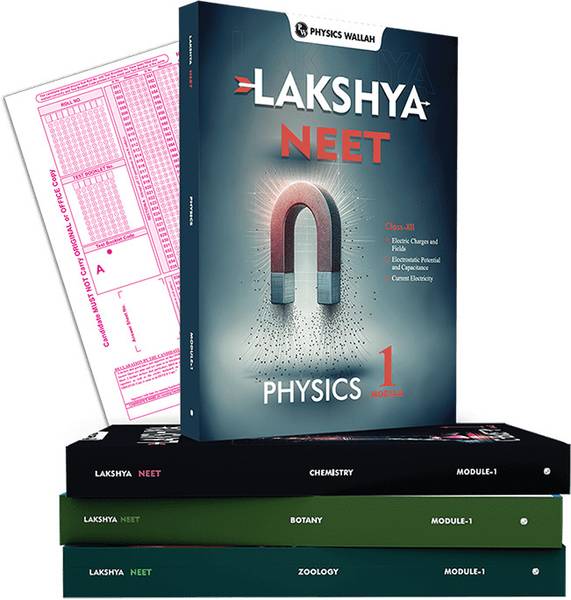 PW Lakshya for NEET Class 12th Physics, Chemistry, Botany and Zoology Modules with Solutions ...