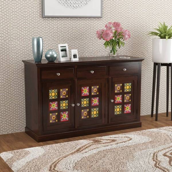 Vinod Furniture Solid Sheesham Wood MARWAR STYLE Side Board | Cabinet ...