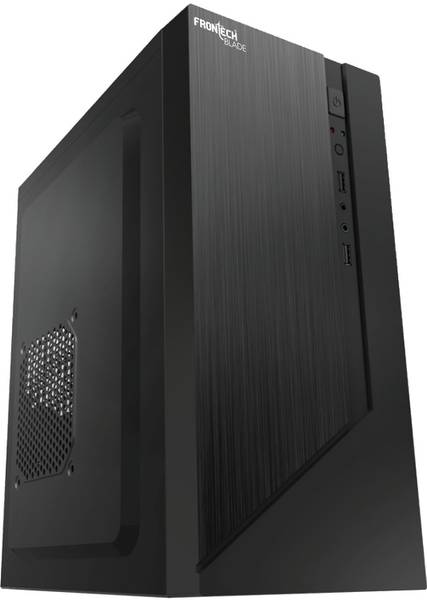 Frontech Blade Silver Computer Case with 2x USB 2.0 and Front Audio Mid ...