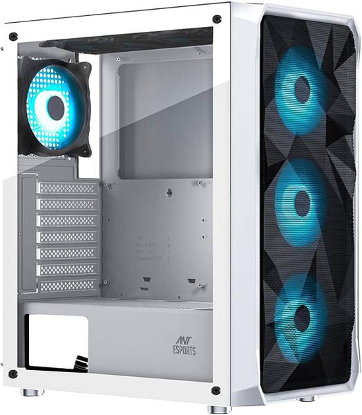 Ant Esports ICE- 112 Support ATX, Micro-ATX, ITX | Pre-Installed 3 ...