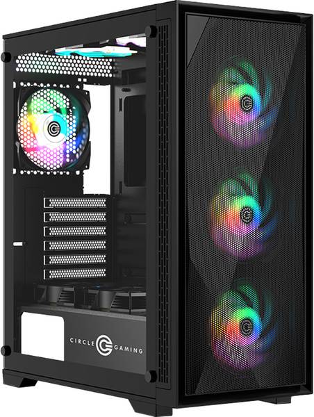 CIRCLE GAMING FURIOUS MESH 240 Mid-Tower Case | Gaming Cabinet ...