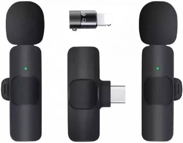 GENTLEMOB Latest New Professional colar Mic k9 Dual Mic wireles ...