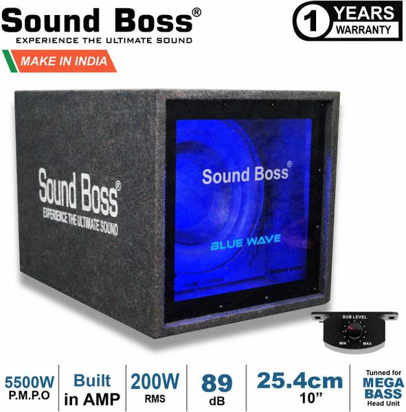 Sound Boss SB-5500XBP10 10-INCH Bandpass Enclosure with In-Built ...