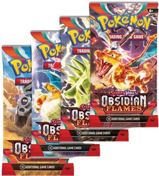 AncientKart Scarlet & Violet Obsidian Flames Super Rare Booster packs ...