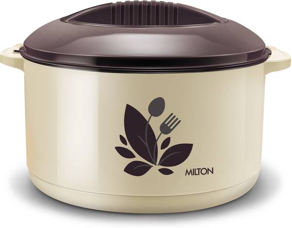 MILTON Orchid 10000 Inner Steel Casserole, 9.64 Litres, Dark Brown ...