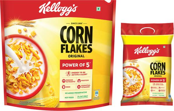Kellogg's Corn Flakes Original 1.2kg + Corn Flakes Original 275g with ...