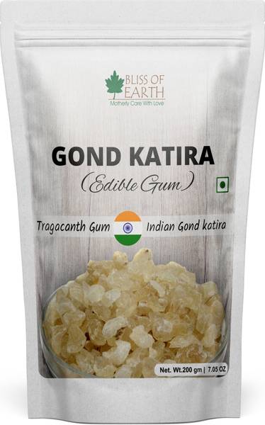Bliss of Earth Gond Katira Pure Organic Edible Gum Tragacanth Gum Gond ...