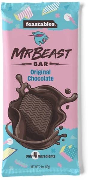 Mr Beast Feastables Exclusive Limited Edition Original Chocolate By ...