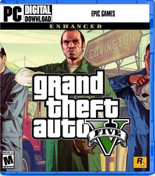 Grand Theft Auto V Enhanced 2025 Version PC Digital Download (no cd/dvd/code) Enhanced Edition ...