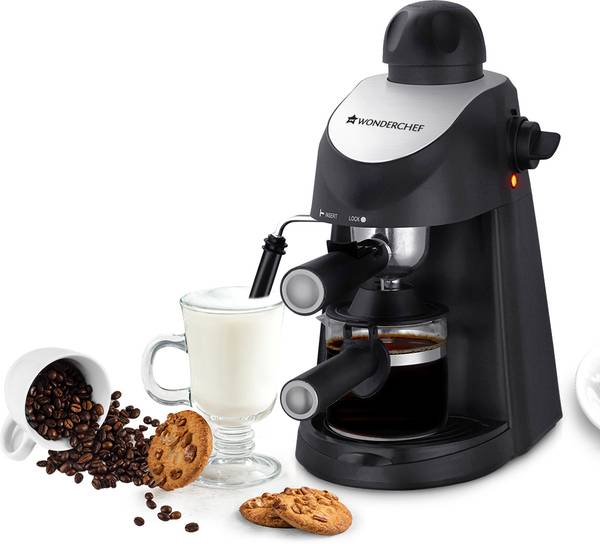 WONDERCHEF Regenta Espresso Coffee Machine with Steamer 5 Bar Coffee ...