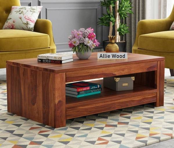 Allie Wood sheesham Solid Wood Coffee Table - Price History