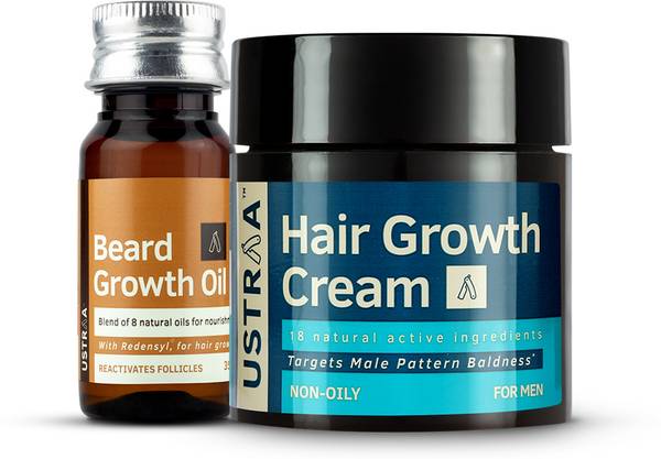 Ustraa Beard Growth Oil 35 Ml And Hair Growth Cream 100 G Price History