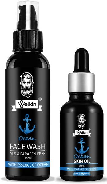 Welkin Ocean Skin Oil & Ocean Facewash for Men - Price History