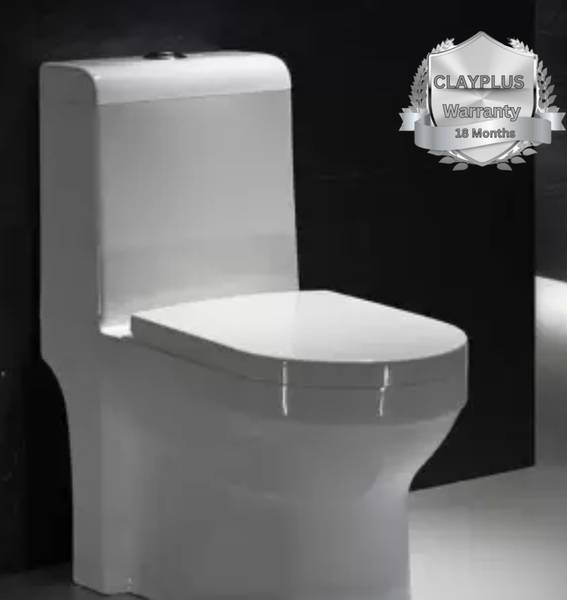 clayplus Ceramic Western Toilet/Water Closet/Commode With Soft Close ...