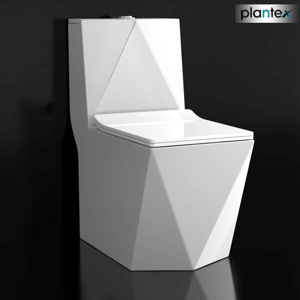 Plantex Commode for Toilet/One Piece Western Toilet/Commode with Soft ...