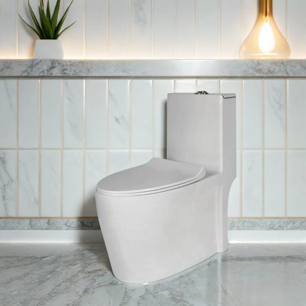 CARA MARK Western Toilet/Water Closet/Western Floor Mounted One Piece ...