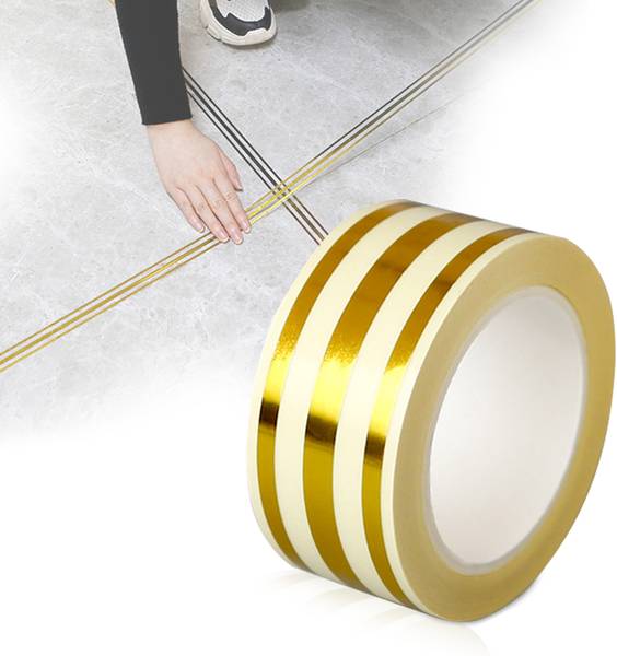 HASTHIP Gap Crack Tape, Tile Gap Filler Waterproof Tape Golden PVC Self ...