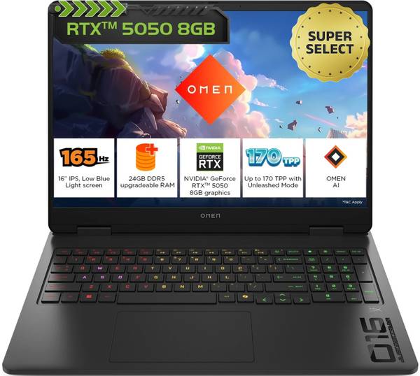 HP OMEN Intel Core 7 240H - (24 GB/1 TB SSD/Windows 11 Home/8 GB ...