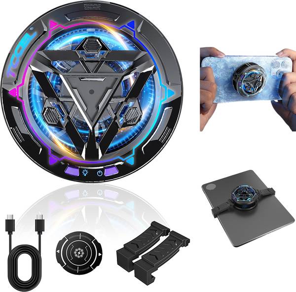 Zomei Phone Cooler Gaming Fan with 3 Level Modes for iPhone Android ...