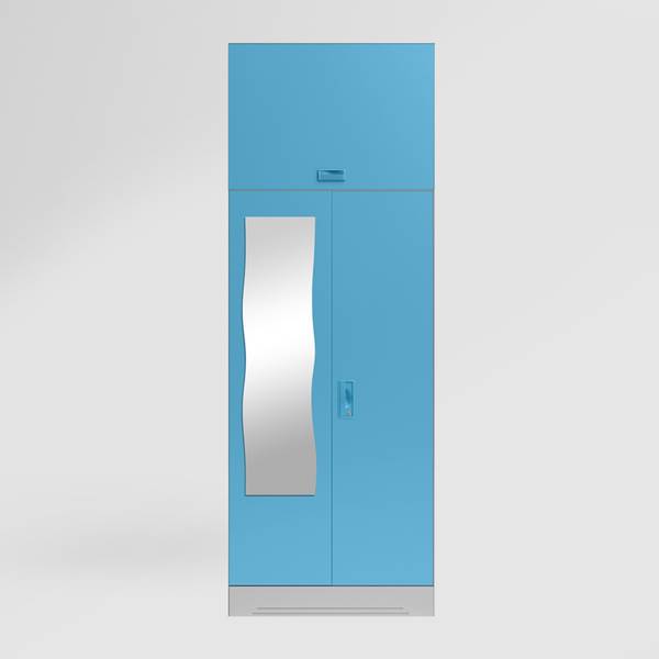 Godrej Interio Slimline Locker & Drawer, 5 Shelves, OHU, Mirror Metal ...