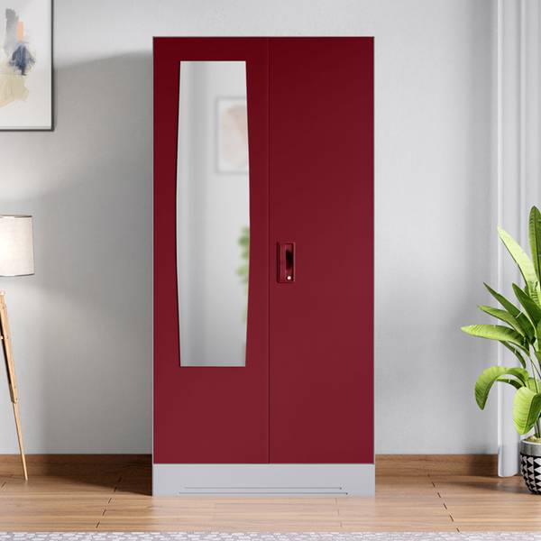 Godrej Interio Slimline 2 Door With Mirror Metal Almirah - Price History