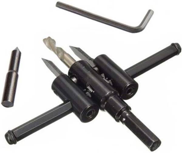 NITYA Adjustable Circle Hole Saw Drill Bit for hand held electric drill ...