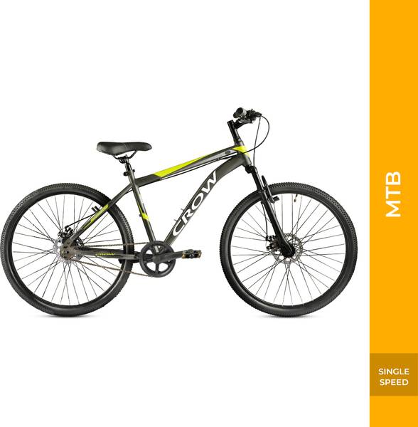 Crow HUSTLER SINGLE SPEED | DUAL DISC | FRONT SUSPENSION | FULLY FITTED ...