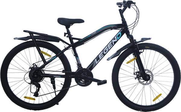 EAST COAST LEGEND MultiSpeed Bike with inbuilt Carrier FS & DD Brake 26 ...
