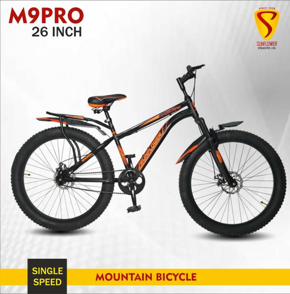 Sunflower M9 PRO DOUBLE DISC MOUNTAIN BIKE WITH FRONT SUSPENSION 26 T ...