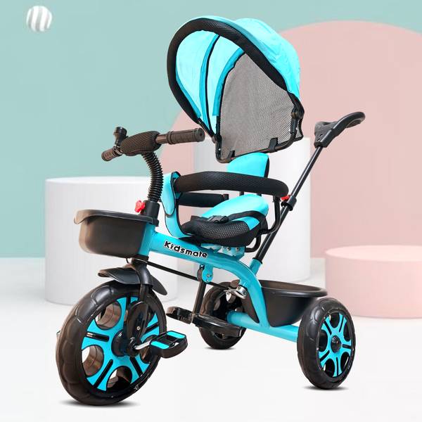 Kidsmate Champ 2.0 Tricycle: Featuring Canopy, Safety Guard Rail ...