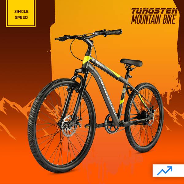 Tungsten CROSS TREK SINGLE SPEED | DUAL DISC | FRONT SUSPENSION | FULLY ...