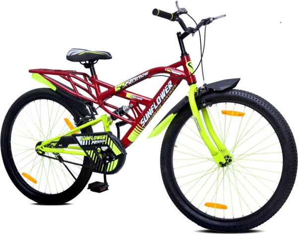 Sunflower Arrow 26T with IN-Built Carrier Rear Suspension with MTB ...