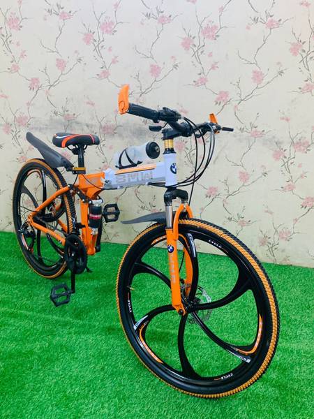 CHARBHUJASTEEL 3&6 Spock Foldable Cycle With 21 Shimano Gear Red ...